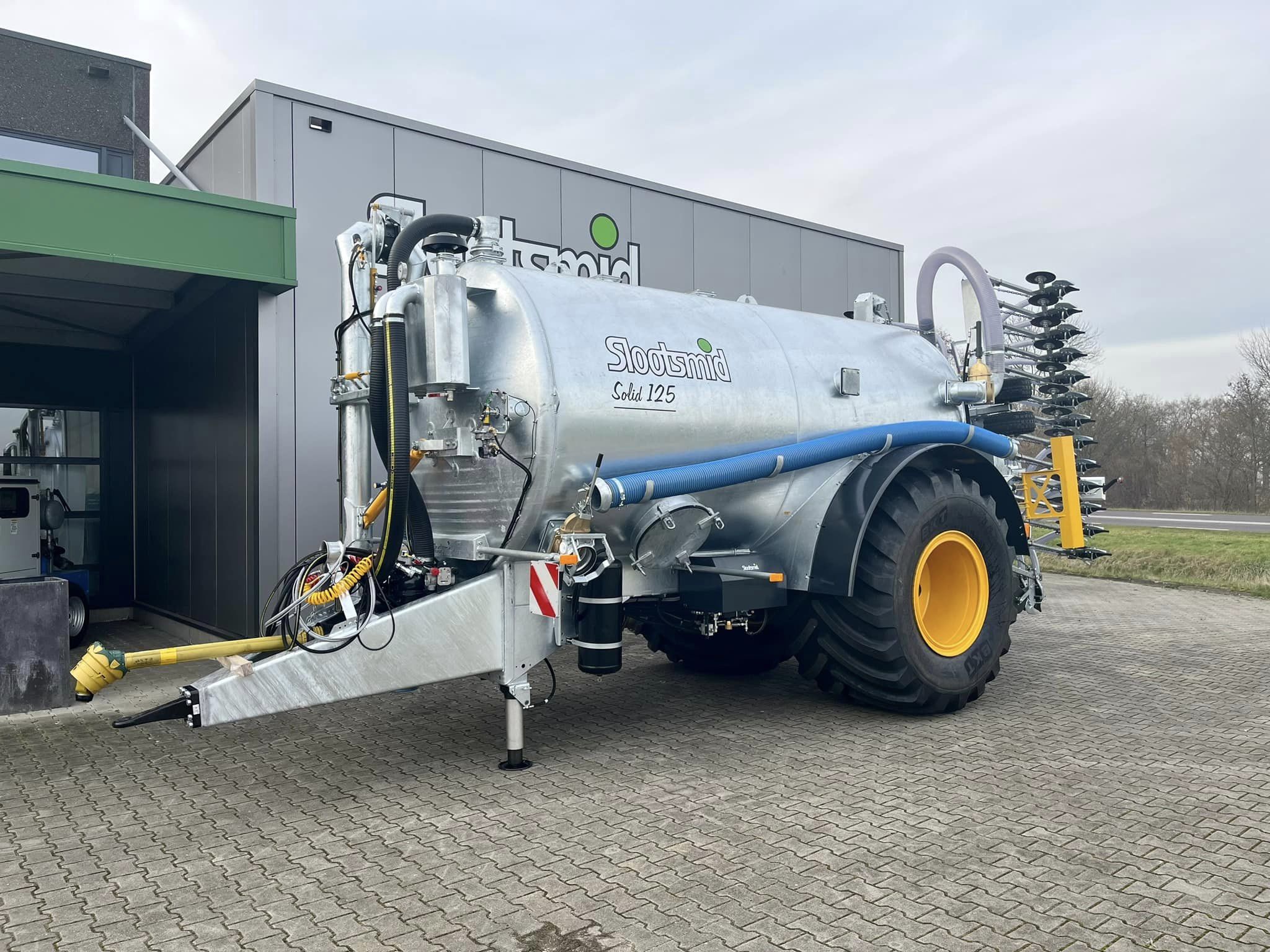 Eerste Solid tank aan het werk!