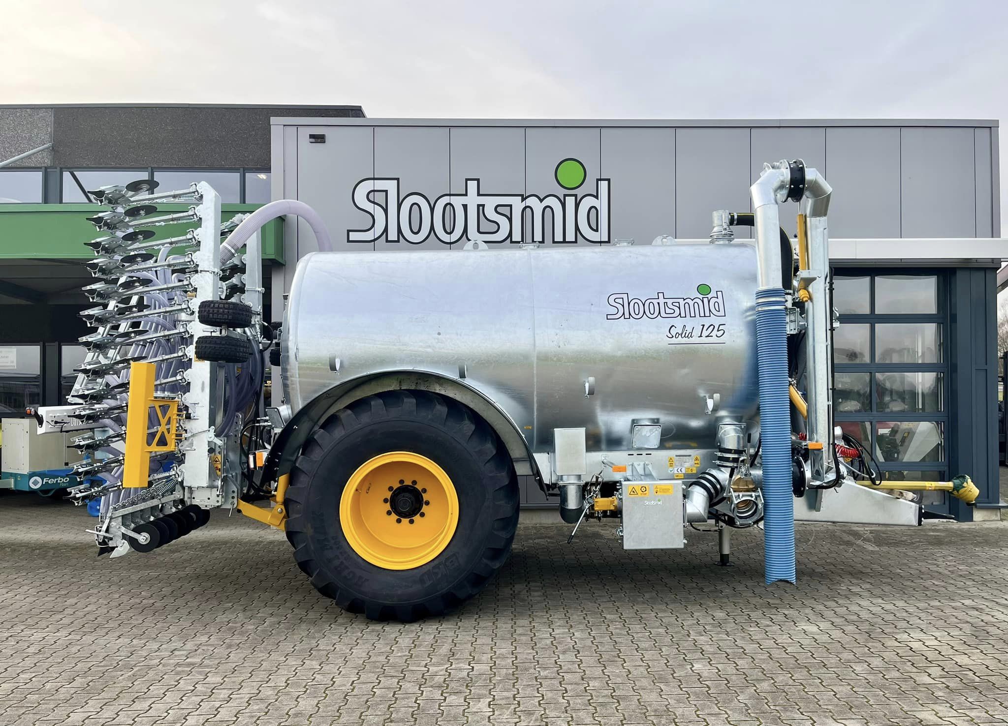 Eerste Solid tank aan het werk!